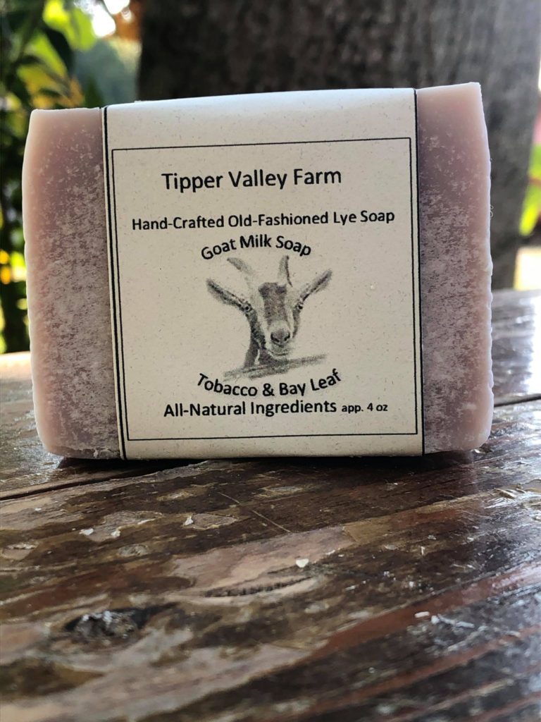 Tobacco & Bay Leaf Bar Soap - Tipper Valley Farm