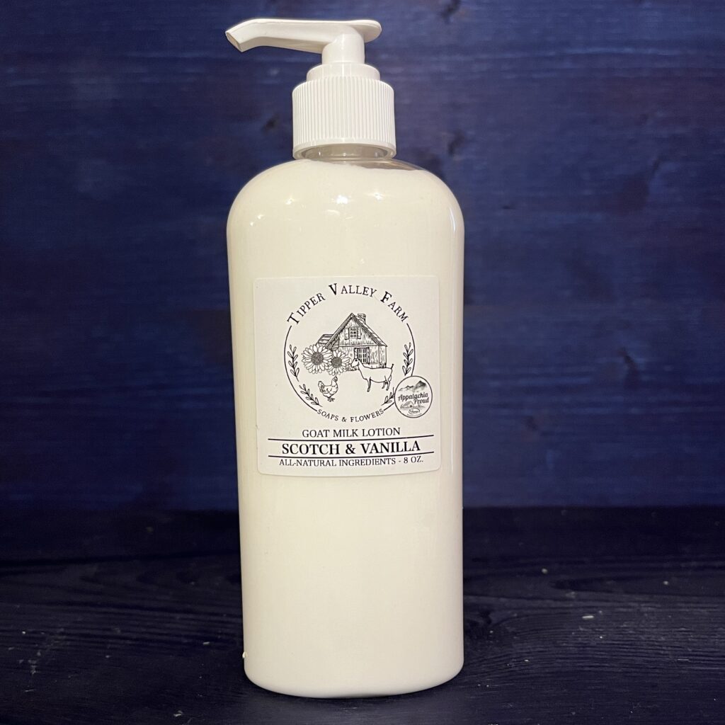 Scotch & Vanilla Lotion - Tipper Valley Farm